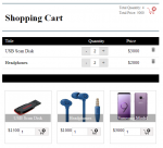 Shopping cart | SourceCodester